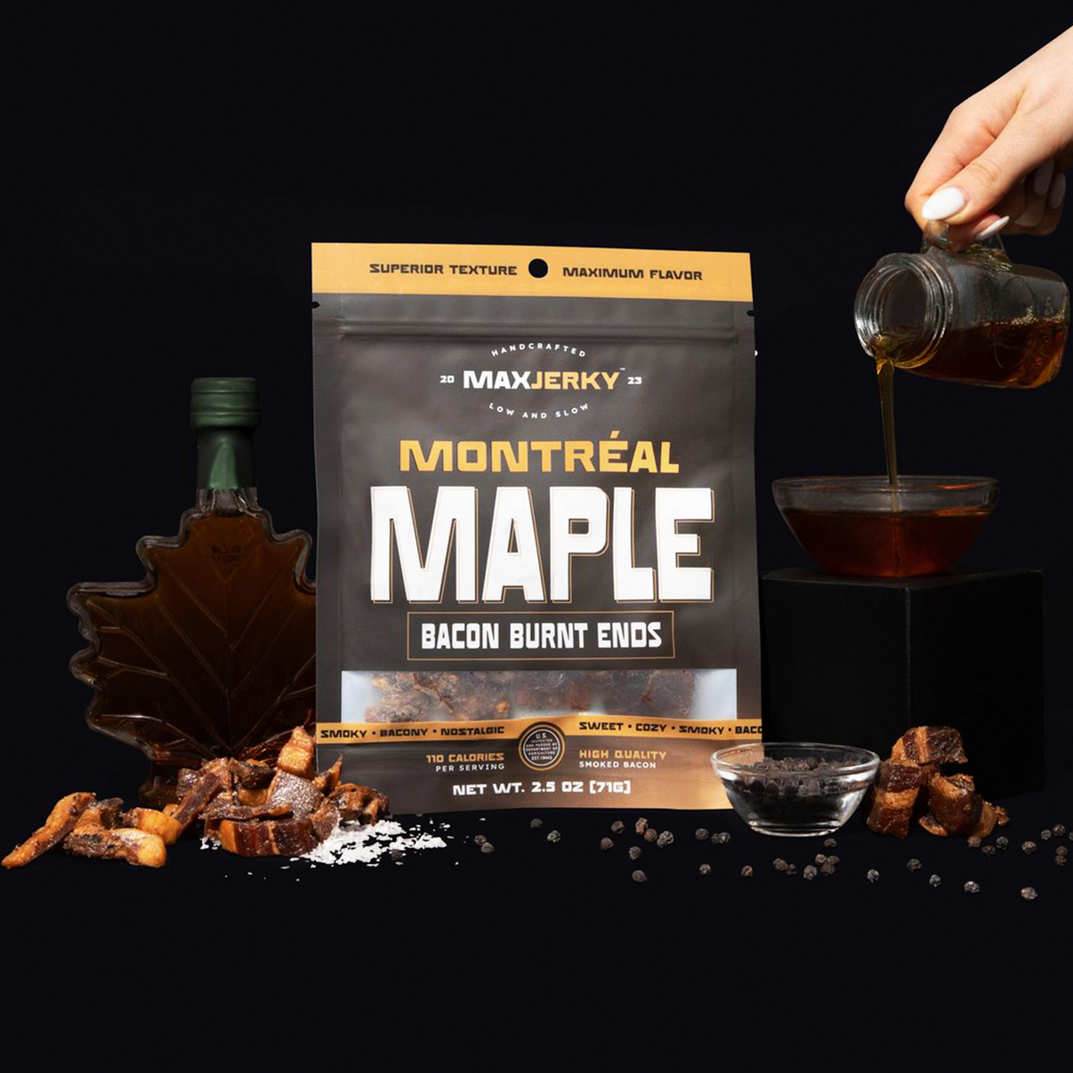 Montréal Maple Bacon Burnt Ends – maxjerky