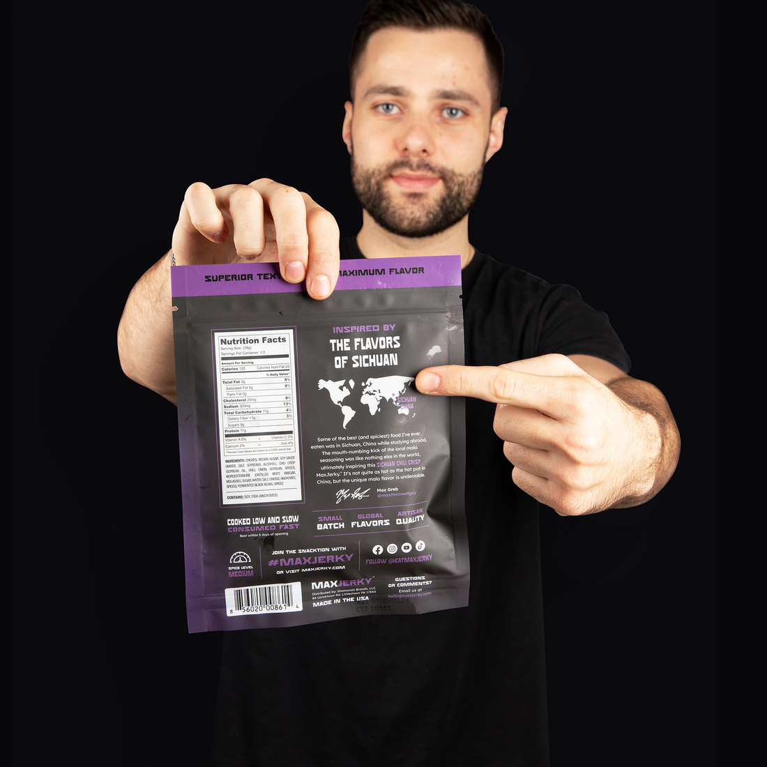 Sichuan Chili Crisp Chicken Jerky – maxjerky