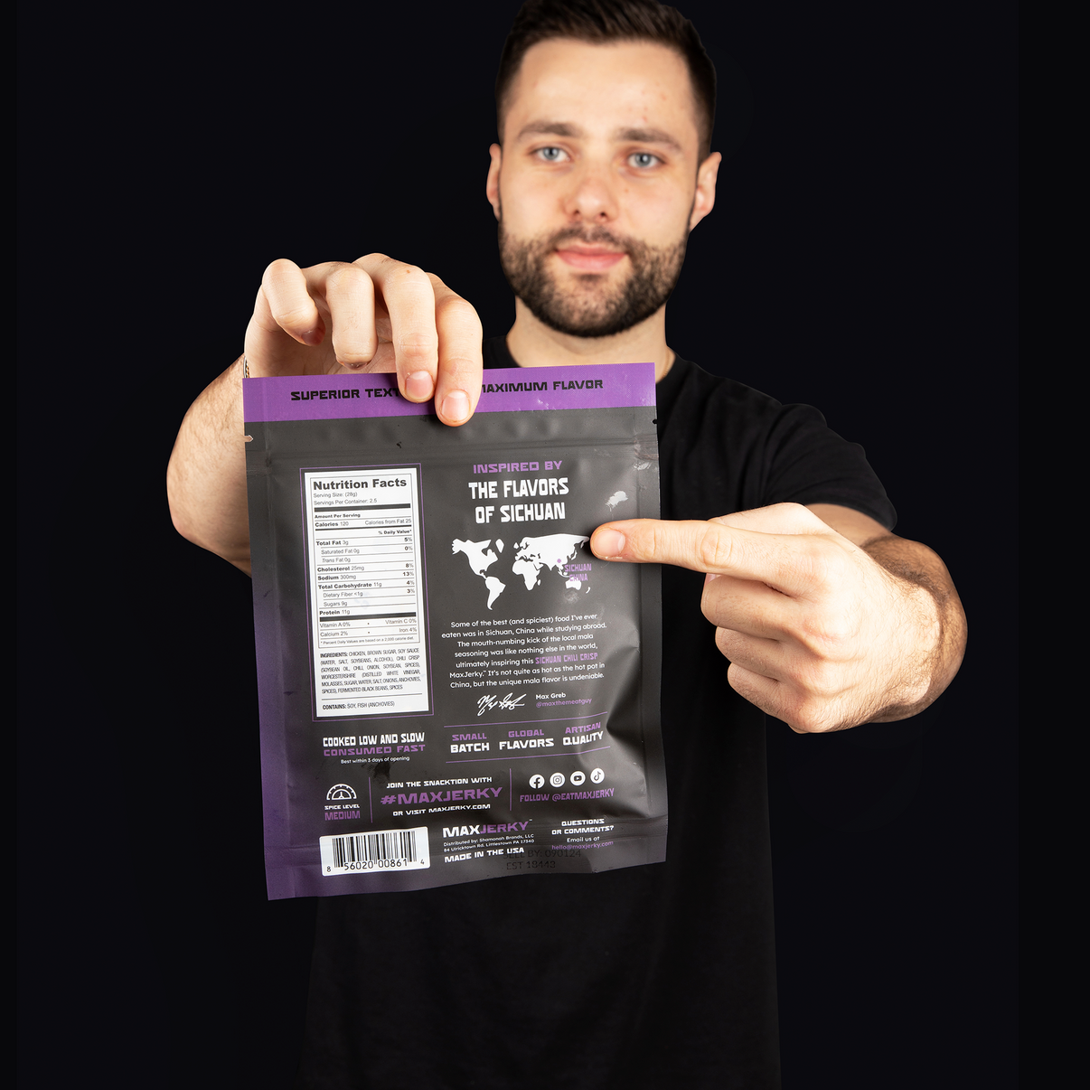 Sichuan Chili Crisp Chicken Jerky – maxjerky
